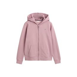 Gant Mädchen Sweatshirt "Sweatjacke Shield Full Zip Hoodie", lila, Gr. 170, Obermaterial: 100% Baumwolle CO., Sweatshirts