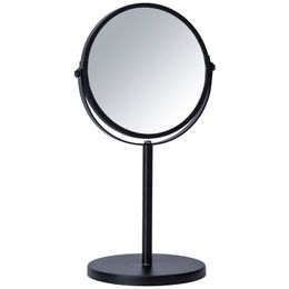 Standspiegel Wenko, B:18,5cm, schwarz, Stahl, Spiegel, "Assisi"