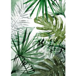 Fototapete "Palmenmix", B/L: 2mm x 2,8mm, Rollen: 4 St., gr&uuml;n, Art for the home, Schlafzimmer, Tapeten, Monstera Pflanzen 280x200 cm