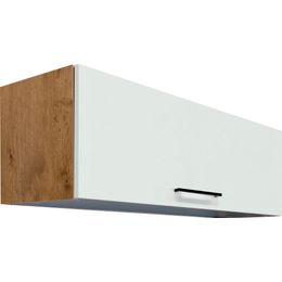 Klapphängeschrank Flex-Well, B:100cm H:32cm T:32cm, beige, Holzwerkstoff, Schränke, "Vintea", (B x H x T) 100 x 32 x 32 cm, mit Klappe
