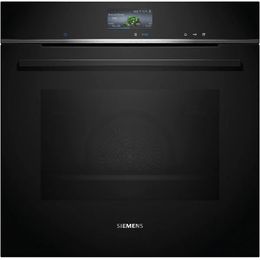 Siemens Dampfbackofen "HS736G3B1", B:59,4cm H:59,5cm T:54,8cm, schwarz, Backöfen, cookControl Pro Funktion für automatische Gerichtzubereitungen