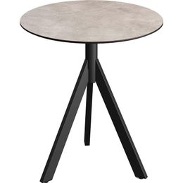 Klapptisch Essentials, B:70cm H:74cm T:70cm, schwarz, Pulverbeschichteter Stahl + HPL Tischplatte, Garten, Tische, "Infinity", in verschiedenen