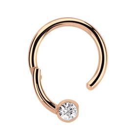 Adelia&acute;s ADELIA ́S Damen Nasenpiercing "Piercing Nasenpiercing", rosa, Stahl, Piercings, Aus 316l Stahl​ PVD Rosegold beschichtet