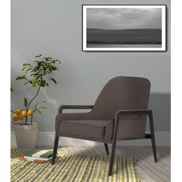 Sessel Home Affaire, B:72,5cm H:84cm T:78cm, braun, Samtoptik (100% Polyester);Luxus-Microfaser weich (100% Polyester);Struktur fein (100%