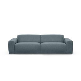 Big-Sofa Trendmanufaktur, B:254cm H:72cm T:107cm, blau, 100% Polyester, Sofas, "Braga, mit hochwertigem Kaltschaum, Megasofa, in Cord erh&auml;ltlich",