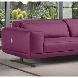 3-Sitzer Egoitaliano, B:327cm H:96cm T:109cm, pink, Sofas, "Gloria, super bequem, hochwertige Verarbeitung, edles Design, Megasofa", beidseitig