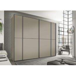 Schwebet&uuml;renschrank STAUD, B:298cm H:222cm T:68cm, beige, Holzwerkstoff, Schr&auml;nke, "Sonett 200 G, Made in Germany", mit vier verschiedenen