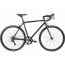 REDLOUD Rennrad "FA.02", 54cm, 28 Zoll (71,12cm), schwarz, Fahrräder