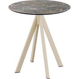 Klapptisch Essentials, B:70cm H:73,2cm T:70cm, beige, Stahl/HPL Tischplatte, Garten, Tische, "Infinity", in verschiedenen Ausf&uuml;hrungen