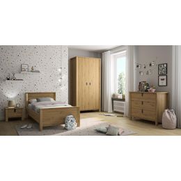 Schlafzimmer-Set GAMI, braun, Spanplatte, Schlafzimmerm&ouml;bel-Sets