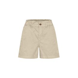 oxmo Damen Chinoshorts "Chinoshorts OXChai", beige, Gr. 38, Obermaterial: 98% Baumwolle CO. 2% Elasthan EL., Hosen