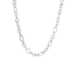 PURELEI Damen Gliederkette "Schmuck Geschenk Fashion Show", Edelstahl, L: 55, silber, Edelstahl, Halsketten