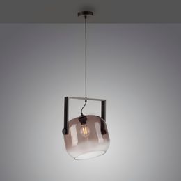 JUST LIGHT Pendelleuchte "CUP 2.0", 1, Ø 30cm H: 60cm, 1 Stk., schwarz, Esszimmer, Leuchten, ExklusiveE27