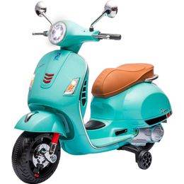 Jamara Kinder Elektro-Kinderroller "Ride-on Vespa GTS 125, Li-Power 12.6"mintgrün, B:50,5cm H:75,5cm T:102cm, Elektro-Kinderfahrzeuge, mit Licht- und