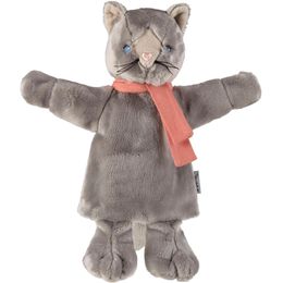 Sterntaler Kinder Handpuppe "Katze", grau, Baumwolle, Polyester, Puppen
