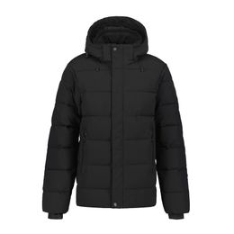 Icepeak Herren Steppjacke "BIXBY", schwarz, Gr. 46, Softshell, Obermaterial: 100% Polyester, Jacken, mit kontrastfarbenem Markenpatch am Oberarm