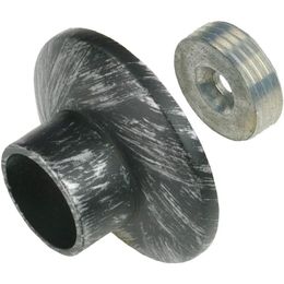 Gardinenstangenhalter Liedeco, L:1,8cm, silber, Gardinenstangenhalterungen, "Wandlager, Wandhalter f&uuml;r Gardinenrohre 16 mm "Esperanca"",