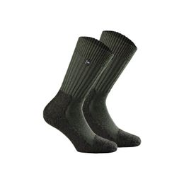 Rohner Socks Herren Kurzsocken "Socken Original 2er Pack", Gr. 36, gr&uuml;n, Obermaterial: 70% Schurwolle WV. 25% Polyacryl PAN. 3% Elasthan EL. 2%