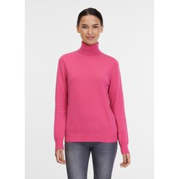 Ragwear Damen Rollkragenpullover "UNNITY", pink, Gr. M, unifarben, Strick, Obermaterial: 50% Polyacryl, 28% Polyester, 22% Nylon, Pullover