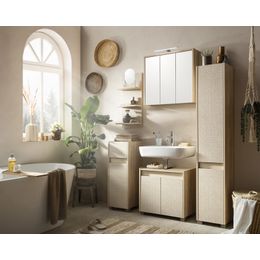 Wandregal Schildmeyer, B:30,3cm H:70,2cm T:17,45cm, beige, Holzwerkstoff, Wohnzimmer, Regale, "Sander, Wandregal, Made in Germany, B: 30,3 cm",