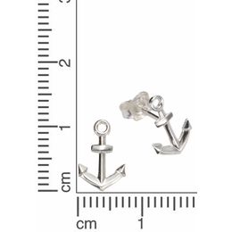 Firetti Damen Paar Ohrstecker "Schmuck Geschenk Silber 925 Ohrschmuck Anker", Silber 925 (Sterlingsilber), silber, Silber 925 (Sterlingsilber),