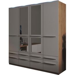 Kleiderschrank Priess, B:185cm H:193cm T:54cm, wei&szlig;, Holzwerkstoff, Schlafzimmer, Schr&auml;nke, "Schrank Garderobe W&auml;scheschrank Barcelona in 5 Breiten",