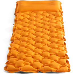 Intex Luftbett "Camping-Matratze Truaire mit Aufbewahrungs-Tasche", B/H/L: 71cm x 11cm x 191cm, orange, Luftbetten