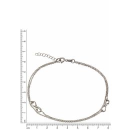 Firetti Damen Fu&szlig;kette "Schmuck Geschenk Silber 925 K&ouml;rperschmuck Ankerkette", Silber 925 (Sterlingsilber), silber, Silber 925 (Sterlingsilber),