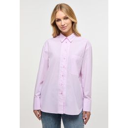 Eterna Damen Longbluse "OVERSIZE FIT", rosa, Gr. 38, 70% cotton, 30% Lyocell, Blusen