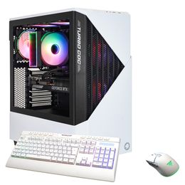 GAMEMAX Gaming-PC "Horizon 7591 AMD Ryzen 5 7500F RTX 5070 32GB DDR5 1TB SSD", Microsoft Windows 11 Home (64 Bit), 32 GB RAM 1.000 GB SSD, wei&szlig;,