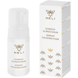 HELI Schmuckreiniger "Schmuck Geschenk Schmuckpflege Glanzschaum", 100ml, wei&szlig;, B:5cm H:15,7cm T:5cm, Reinigungsmittel, entfernt Schmutz, Fett und