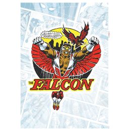 Komar Wandtattoo "Falcon Comic Classic - Größe 50 x 70 cm", B/H/T: 50cm x 70cm, Comic, bunt, Wohnzimmer, Wandtattoos, selbstklebend, Wandsticker,