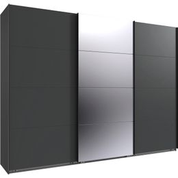 Kleiderschrank wimex, B:270cm H:208cm T:65cm, schwarz, Holzwerkstoff, Kinderzimmer, Schränke, "Mugano, Made in Germany, Lieferung bis in Deine Etage
