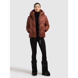 Khujo Damen Steppjacke "LILIAN"russet braun, Gr. S, unifarben, 100% Nylon, Jacken