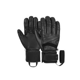 Reusch Damen Skihandschuhe "Classic Pro", schwarz, Gr. 8, unifarben, 40% Polyester, 35% Ziegenleder, 20% Wolle, 5% Polyurethan, Handschuhe, in