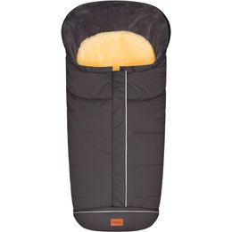fillikid Kinder Fu&szlig;sack "Nanga Lammfell, Winterfu&szlig;sack", grau, Lammfell, Polyester, Fu&szlig;s&auml;cke
