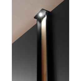 Schrankleuchte Wiemann, B:9,5cm H:1cm T:10cm, schwarz, Leuchten, "LAGOS", Energiesparende LED Leuchtmittel
