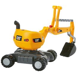 Rolly Toys Jungen Spielzeug-Aufsitzbagger "Digger CAT", gelb, Kunststoff, B:43cm H:74cm T:102cm, Spielzeugfahrzeuge, BxTxH: 43x102x74 cm