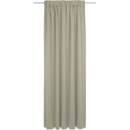 Vorhang WIRTH, B:132cm H:245cm, gr&uuml;n, Baumwolle, Polyester, Wohnzimmer, Gardinen, "Torbole", nach Ma&szlig;
