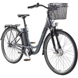 Telefunken E-Bike "Multitalent RC830", 48cm, 28 Zoll (71,12cm), grau, Elektrofahrräder, Pedelec, Elektrofahrrad für Damen u. Herren