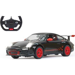 Jamara Kinder RC-Auto "Porsche GT3 1:14 schwarz", schwarz, Kunststoff, B:32cm H:10cm T:14cm, Fernlenkfahrzeuge