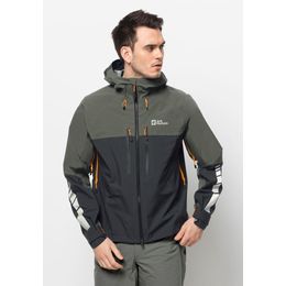Jack Wolfskin Herren Fahrradjacke "MOROBBIA 3L JKT M"phantom, Gr. S, 100% POLYESTER, Jacken