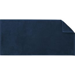 Duschtuch Egeria, B:75cm L:160cm, blau, Walkfrottier, Obermaterial: 100% Baumwolle, Handtücher, "Elegant", Uni Programm mit Webkante, reine Baumwolle