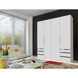Kleiderschrank wimex, B:200cm H:216cm T:58cm, wei&szlig;, Schlafzimmer, Schr&auml;nke, "Level by fresh to go", mit Schubladen