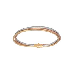 Firetti Damen Armband "Schmuck Geschenk Gold 375 Armschmuck Armkette Goldarmband", 19cm, Gelbgold 375, rosa, Gelbgold 375, Armbänder