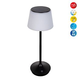 Näve NÄVE LED Tischleuchte "Solarleuchte / Akkuleuchte "EMMI"", 1, Ø 13cm H: 38cm, 1 Stk., schwarz, Leuchten, Solarbetrieb, Akkubetrieb, CCT,