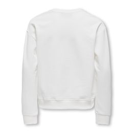 KIDS Only M&auml;dchen Sweatshirt "KOGRUNA CITY L/S O-NECK BOX CS SWT", wei&szlig;, Gr. 122, bedruckt, Sweatware, Obermaterial: 60% Baumwolle, 40% Polyester,
