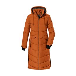 Killtec Damen Steppmantel "KOW 62 WMN QLTD CT", gelb, Gr. 46, Oberstoff: 100% Polyester, Futter: 100% Polyester, Wattierung: 100% Polyester