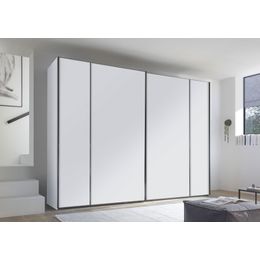 Schwebet&uuml;renschrank STAUD, B:249cm H:240cm T:68cm, wei&szlig;, Holzwerkstoff, Schr&auml;nke, "Sonett 100 G, Made in Germany", mit vier verschiedenen