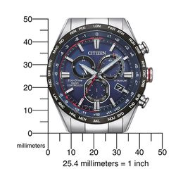 Citizen Herren Funkchronograph, silber, Armbanduhren, Armbanduhr, Herrenuhr, Solar, Titan, Datum, Stoppfunktion